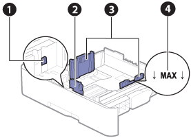 Loading paper in the tray