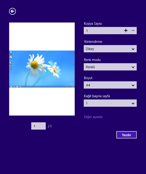 Samsung Printer Experience'ı Kullanma