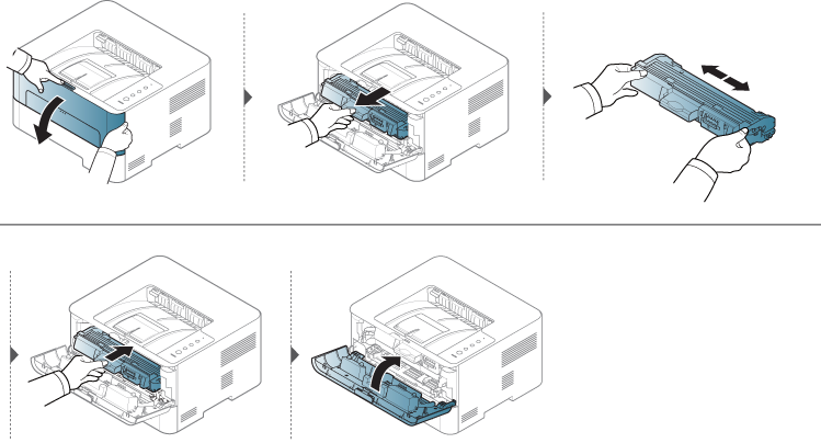 Redistributing toner