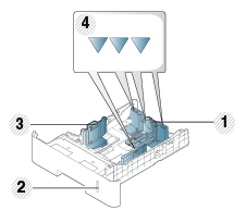 Loading paper in the tray