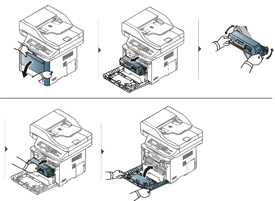 Redistribuir o toner