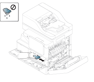 Cleaning the machine
