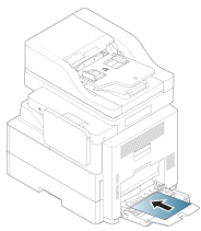 Loading paper in the tray