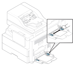 Loading paper in the tray