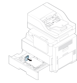 Loading paper in the tray