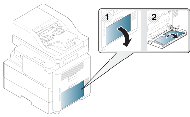 Loading paper in the tray