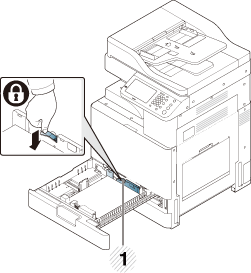 Loading paper in the tray