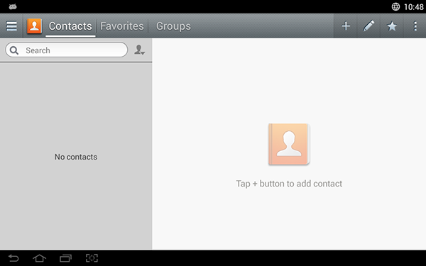 Understanding the address screen